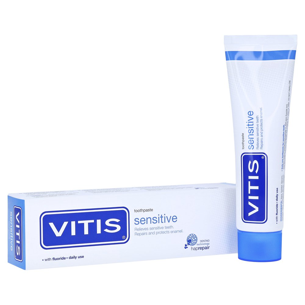 Vitis Sensitive Tandpasta til følsomme tænder - 100 ml. - Vitis ...